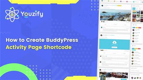 How To Create A Buddypress Activity Page Shortcode Youtube