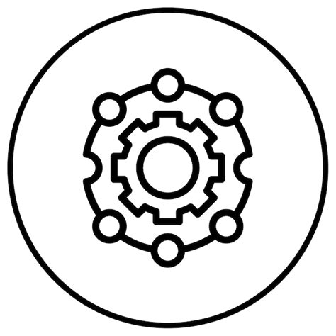 Premium Vector Network Integration Icon