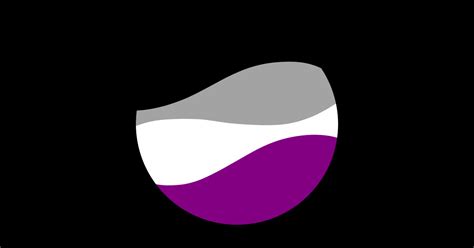 Asexual Waves Circle Ace Sticker Teepublic