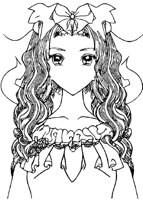 Anime Eyes Coloring Pages 2025