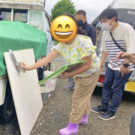 実は難しい！左官塗り体験でした！｜浜松、名古屋、豊橋の注文住宅ならアイジースタイルハウス