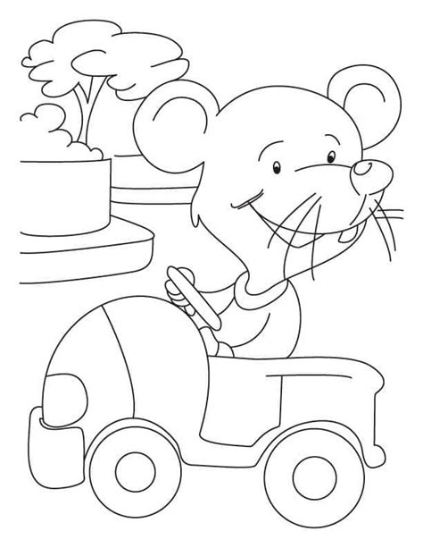 생쥐 색칠 공부 Kr에서 무료 색칠 공부