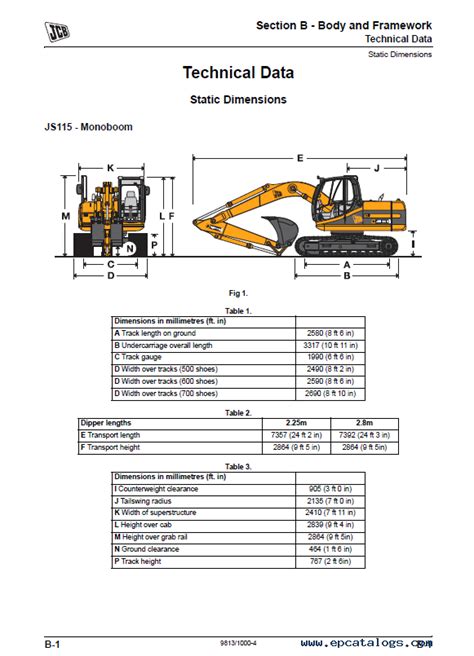 Download JCB JS Auto Range Tracked Excavators Service Manual PDF