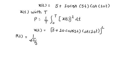 solved determine the power and the rms value of the following signals