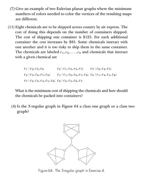 Solved 7 Give An Example Of Two Eulerian Planar Graphs