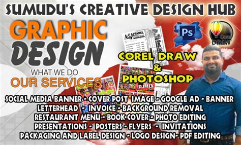 Design Any Types Of Coreldraw And Photoshop Work By Sumudutaranga Fiverr