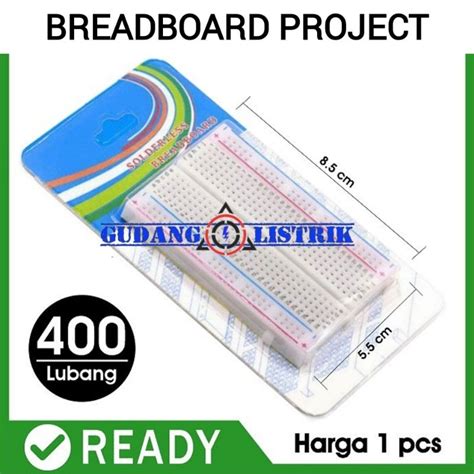 Jual Mb 400 Breadboard Protoboard 400 Hole Solderless Pcb Prototipe Board Arduino Shopee Indonesia