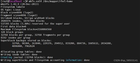 Redhat 扩展root目录下的磁盘容量redhat扩展根目录空间 Csdn博客