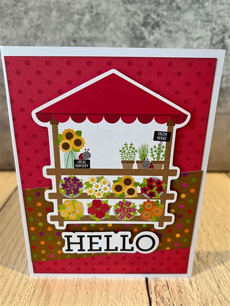 Farmers Market 5 Diy Greeting Card Kit Etsy