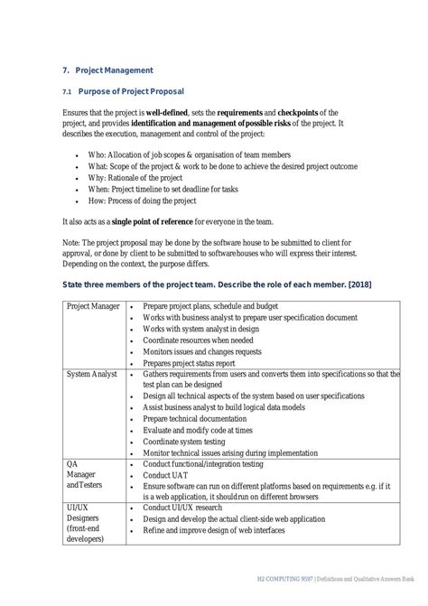 H2 Computing Theory Complete Syllabus Computing H2 Gce A Level