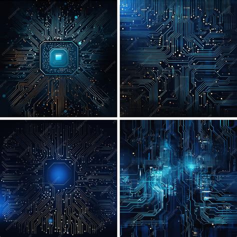 Premium Vector Binary Computing Cyberspace Tech Cyber Electronics Virtual Connect System