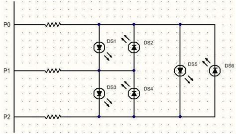 Keyboard And Display Multiplexing Charlieplexing Embedded