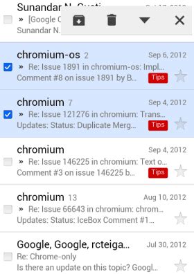 Google Tests A New Mobile Gmail Interface