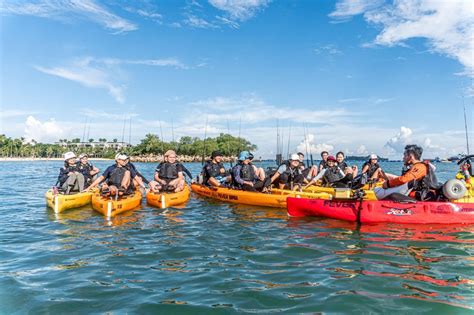 Jumbo Kayak Fishing Large Group Kayak Fishing At Sentosa — Fever