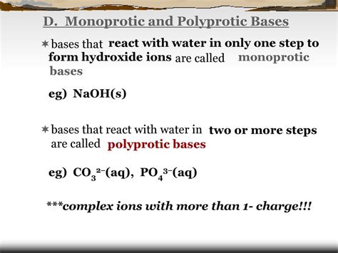 6 1 Theories Of Acids And Bases A Naming Acids And Bases Ppt Download