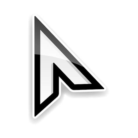 Premium Vector Vector Illustration Of Arrow Cursor On White Background