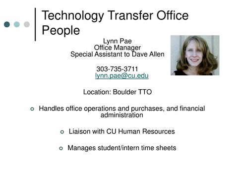 PPT Technology Transfer Office People PowerPoint Presentation Free Download ID
