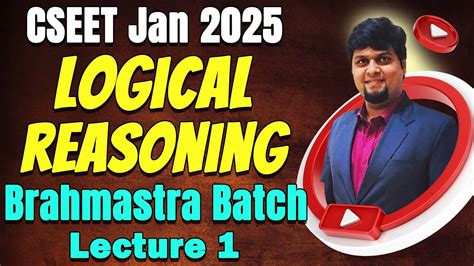 free cseet logical reasoning video lectures jan 2025 🔥cseet jan 2025 logical reasoning video