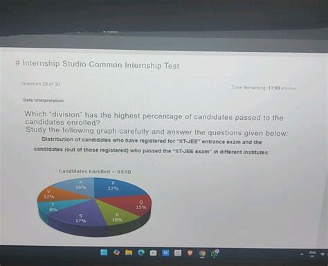 Internship Studio Common Internship Test Studyx