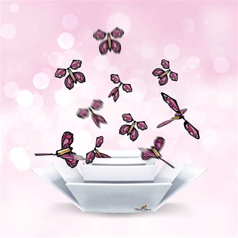 Its A Girl I Pink Gender Reveal Flutterbox I 5 Pink Flutterflyers With