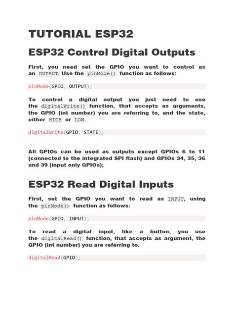 Tutorial Esp32 Pdf Command Line Interface Microsoft Windows