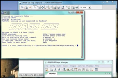 The Original Command Line User Interface Of Grass In General There