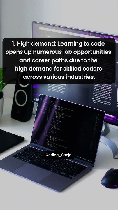 Top 5 Reasons To Learn Coding 📈 Coding Development Youtube