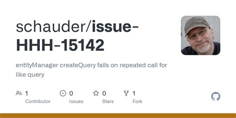 Github Schauderissue Hhh 15142 Entitymanager Createquery Fails On