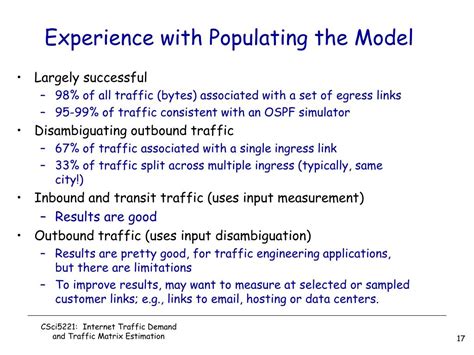 PPT Internet Traffic Demand And Traffic Matrix Estimation PowerPoint Presentation ID 474448