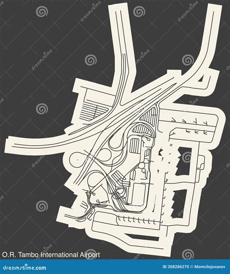 Terminals Layout Plan Of The O R Tambo International Airport