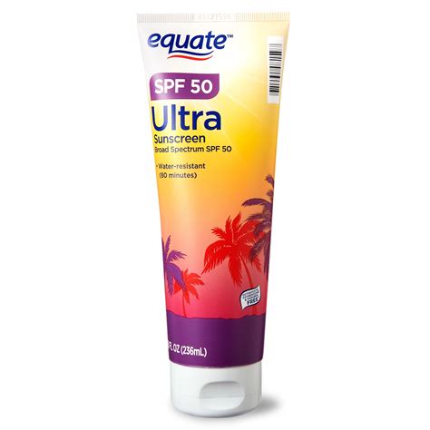 Equate Ultra Sunscreen Lotion Spf 50 8 Fl Oz Walmart Business Supplies