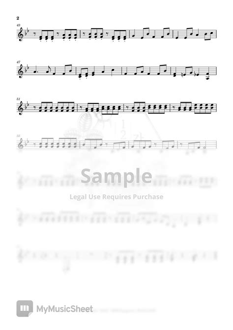 김광민 학교가는 길 [25현 가야금 삼중주] Bb Sheet Music By 1225가야금