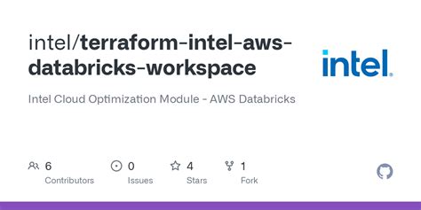 Github Intelterraform Intel Aws Databricks Workspace Intel Cloud Optimization Module Aws