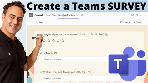 How To Create A Survey In Microsoft Teams Myexcelonline