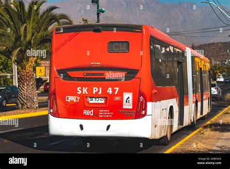 Santiago Chile March 31 2023 A Brand New Public Transport