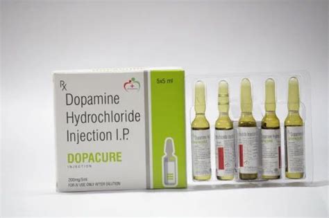 Dopamine Hydrochloride 200mg 5ml Injection At Rs 23 80 Piece Dopamine