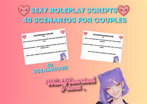 Sexy Roleplay Scripts 40 Scenarios Etsy Australia