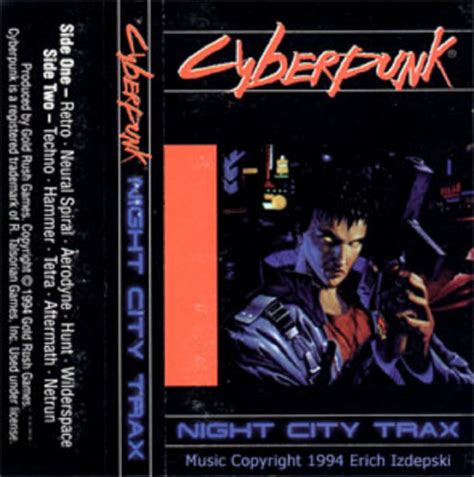 Erich Izdepski Cyberpunk Night City Trax 1994 Cassette Discogs