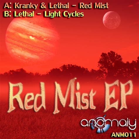 Anm011 Kranky And Lethal Red Mist Lethal Light Cycle Anomaly Digital Recordings