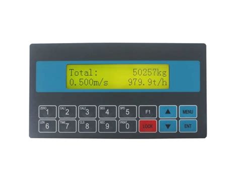 LCD Display Weighing Instrument Indicator For Belt Weigher With Weight Totalizing