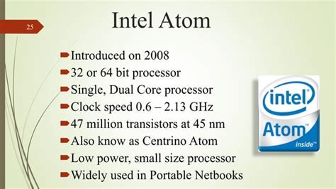 Evolution Of Intel Processors PPTX Laptops Computing