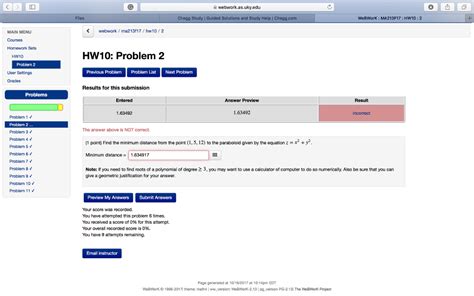 Solved Webwork As Uky Edu Files Chegg Study Guided Chegg