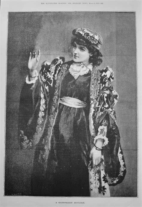 A Shakespearian Recitation 1888
