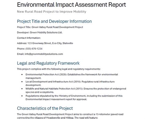 Eia Assessment For Global Or Local Projects Guidelines Risks