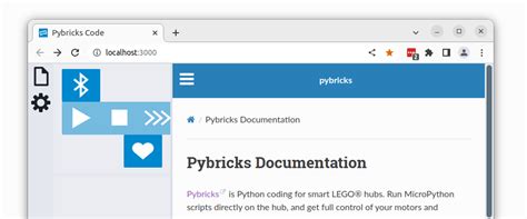 Bug Pybricks Code Buttons Can Get Misaligned If Docs Are Open Issue Pybricks Support
