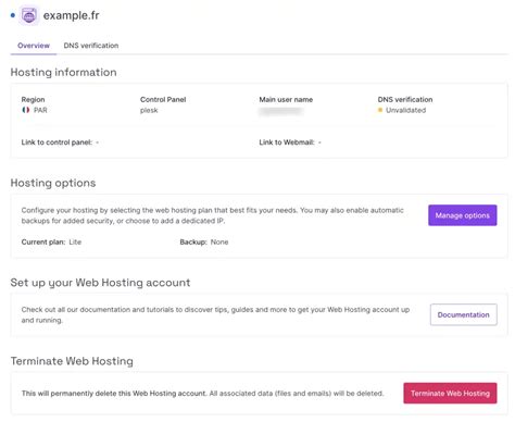 How To Order A Web Hosting Plan Scaleway Documentation