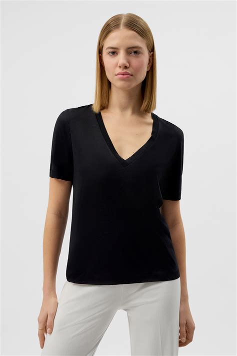 Damen Feminines T-Shirt mit V-Neck NALICE online kaufen bei DRYKORN
