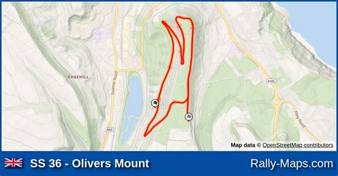 Ss 36 Olivers Mount Stage Map Cartel International Rally 1988 [brc] 🌍 Rally
