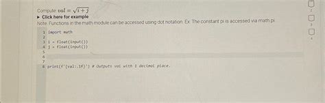 Solved Compute Valij22click Here For Examplenote