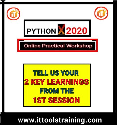 Ittoolstraining 👉 E Learning It Platform 👈 On Linkedin Pythontraining Python3